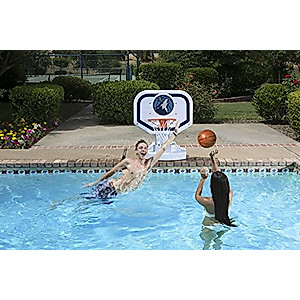 Poolmaster 72917 Minnesota Timber Wolves NBA USA Competition-Style Poolside Basketball Game