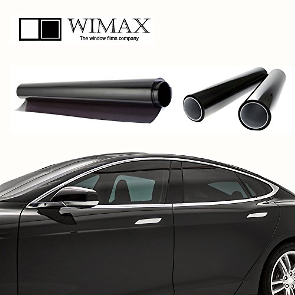 Wimax Limo 3% VLT 24" in x 5' Ft Feet Uncut Roll Window Tint Film Auto Car Home Office