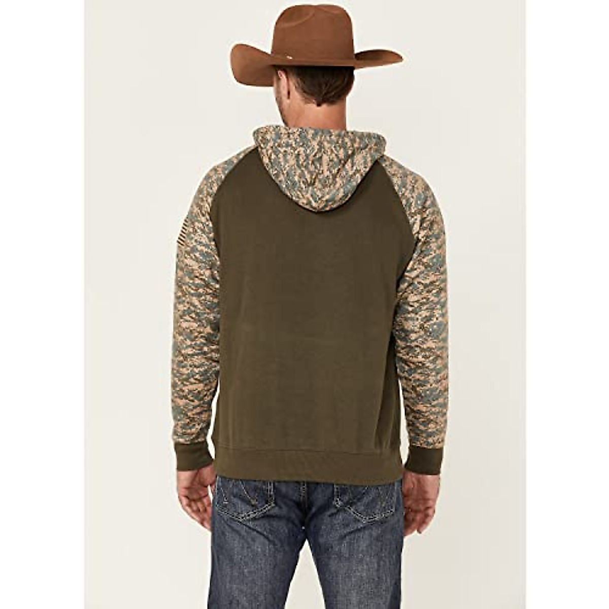 Ariat Male Patriot Hoodie Sage Camo X-Large