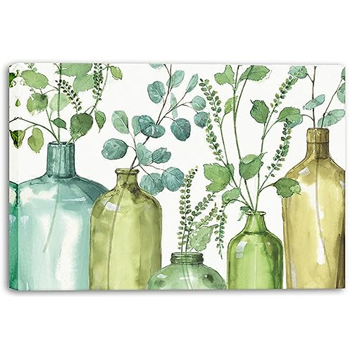 Artmaple Paint by Number for Adults Beginner Kids, Ideal Gift Choice for Birthday,Anniversary or Any Festival. DIY Acrylic for Decor Canvas Roll (16x24, Plants in Glass Bottles)