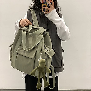 DINGZZ Women's Backpack School Bag for Teenage Travel Bag School Backpacks Canvas Backpack Men (Color : E, Size : 33 * 14 * 38CM)
