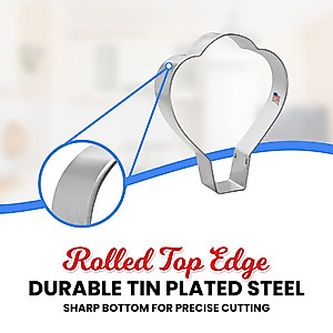 Foose Hot Air Balloon Cookie Cutter 4 Inch –Tin Plated Steel Cookie Cutters – Hot Air Balloon Cookie Mold