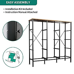 YITAHOME Bedroom Dressers with Drawers - Fabric Dresser for Closet, 12 Drawer Fabric Dresser, Living Room, Hallway, Closets & Nursery - Sturdy Steel Frame, Wooden Top & Easy Pull Fabric Bins