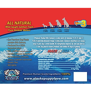 Alaska Puppy Love Wild Alaskan Salmon Jerky 3oz