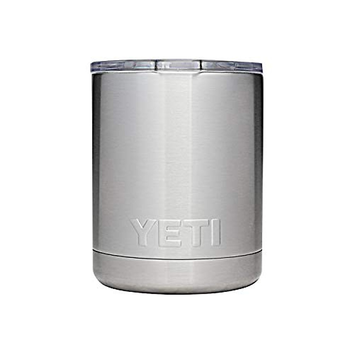 YETI Rambler 10 oz Lowball, Vacuum Insulated, Stainless Steel with Standard Lid, Stainless