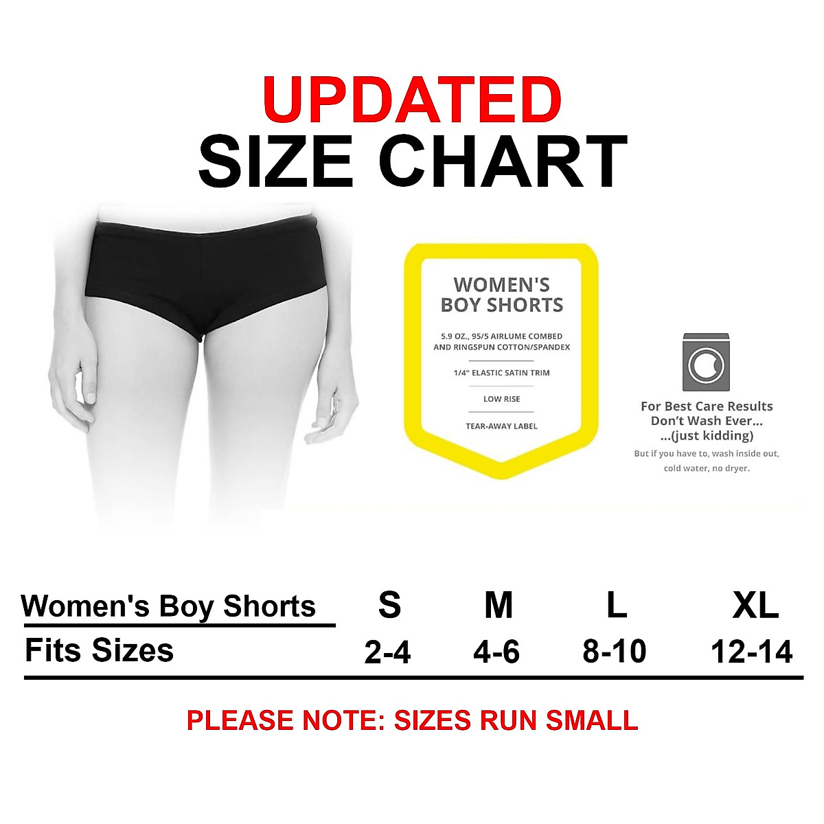 Wild Bobby It Ain't Gonna Spank Itself Sexy Naughty Slutty Women's Cotton Spandex Booty Shorts, Black, Large