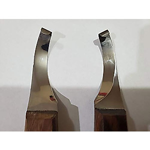 Equinez Tools Farrier Hoof Knives Set of Left and Right Handed Razor Edge Sharped Stainless Steel