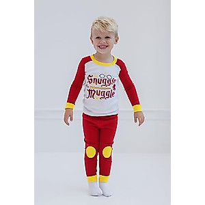 Harry Potter Infant Baby Boys Pajama Shirt and Pants Set White/Red 18 Months