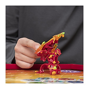 Bakugan Ultra, Fused Sabra x Pyravian with Transforming Baku-Gear, Armored Alliance 3-inch Tall Collectible Action Figure
