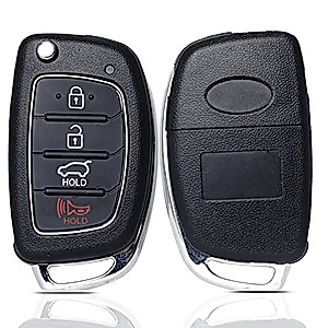 FILP Key Fob Remote Replacement Fits for Hyundai Santa Fe 2016 2017 2018 2019 TQ8-RKE-4F31 Keyless Entry Remote Control 95430-2W110 Transmitter Assy (DM 4BT)