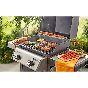 Gcostar 7635 Flavorizer Bars for Weber Spirit I II 200 E210 S210 E220 S220 Grill Parts, Porcelain-Enameled Flavor Bars Replacement for Weber Spirit 200 Series Grill with UP-Front Controls,15.3inch