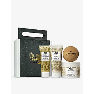 Origins Gift Set: Ginger Souffle Whipped Body Cream & Ginger Burst Savory Body Wash & Smoothing Ginger Body Scrub