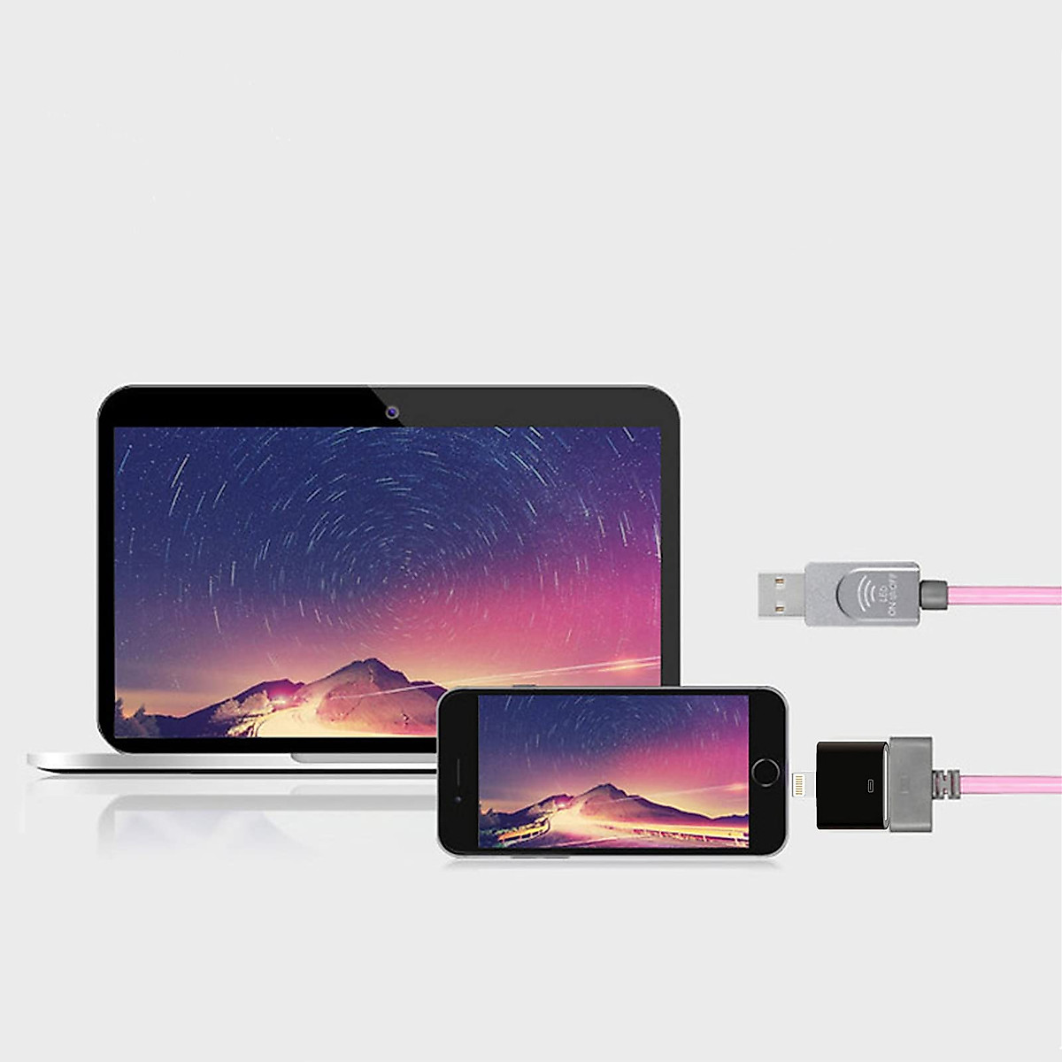 Lightning to 30-pin Adapter，Apple MFi Certified iPhone 8-Pin Male to 30-Pin Female Adapter Charging Sync Converter Connector Compatible iPhone 13/13P/12/11/X/8/7/6P/5S/5/iPad/iPod (No Audio)