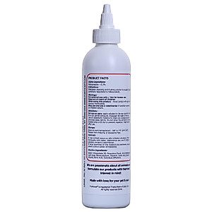 Forticept Dog Ear Infection Treatment, Dog Ear Cleaner, Itch Relief Cat and Dog Ear Wash Flush 8 oz