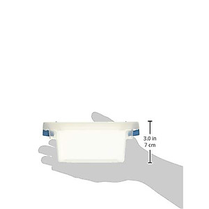 STERILITE Mini Clip Box Clear Base & Lid Aquarium Blue Latches