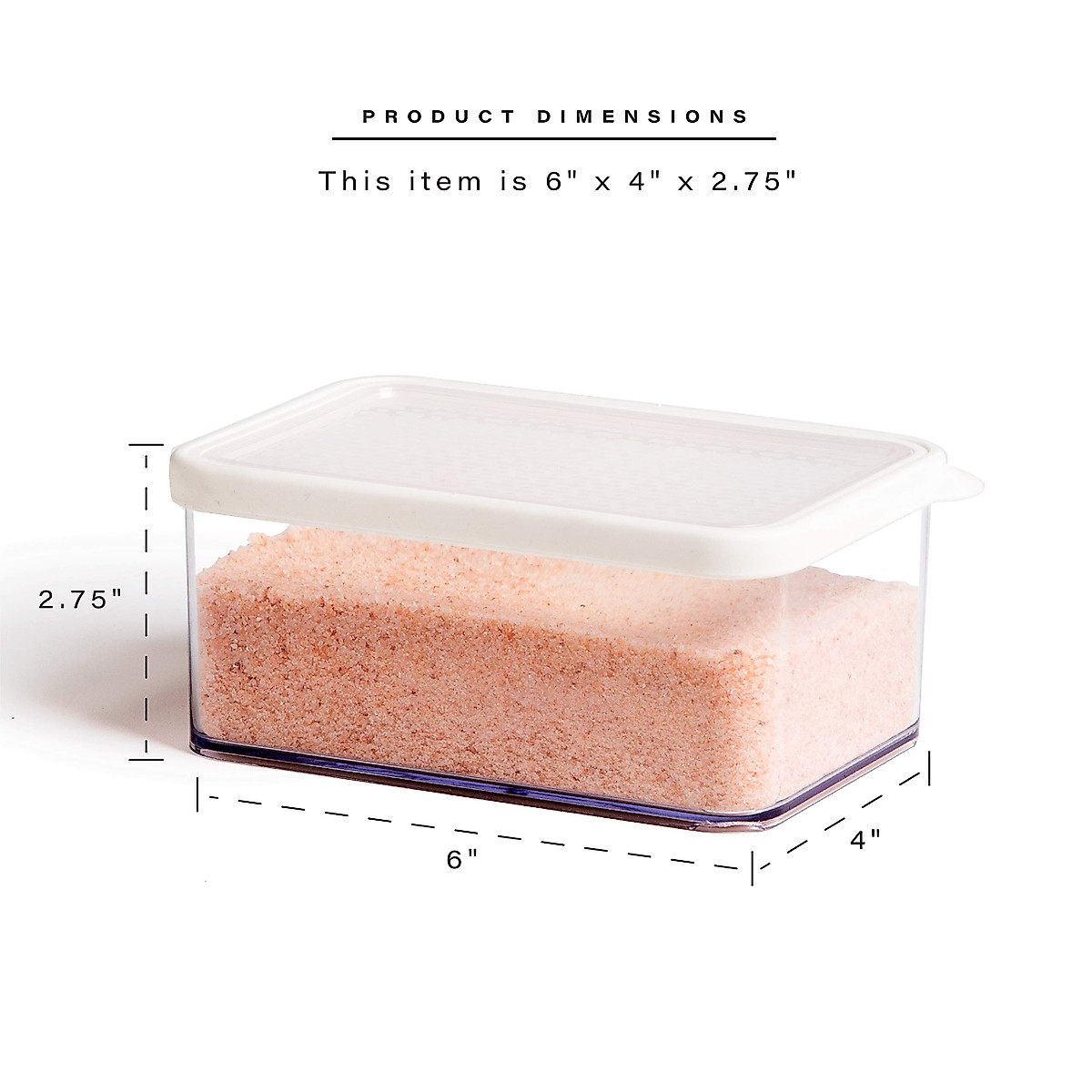 BINO Airtight Food Storage Containers with Lids, 0.9 Qt/820mL, White - Airtight Container Kitchen Storage Containers for Pantry Containers for Organizing Airtight Storage Containers