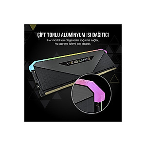 CORSAIR VENGEANCE RGB RT 16GB (2x8GB) DDR4 3200 (PC4-25600) C16 1.35V Desktop Memory