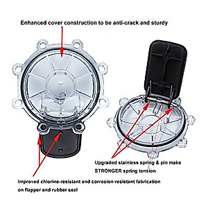 ATIE Upgraded Pool Check Valve Rebuild Kit Compatible with Pentair 263042Z Check Valve Rebuild Kit for 2" Check Valve 263042 ONLY (Not Compatible with Pentair FullFLOXF Check Valves 263060 & 263077)