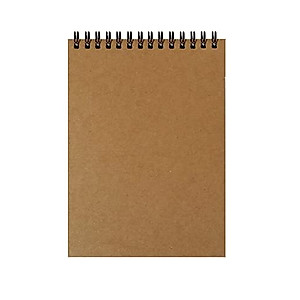 K-Kraft Steno Notebooks Kraft Paper Covers (Four 5 x 7 Notepads)