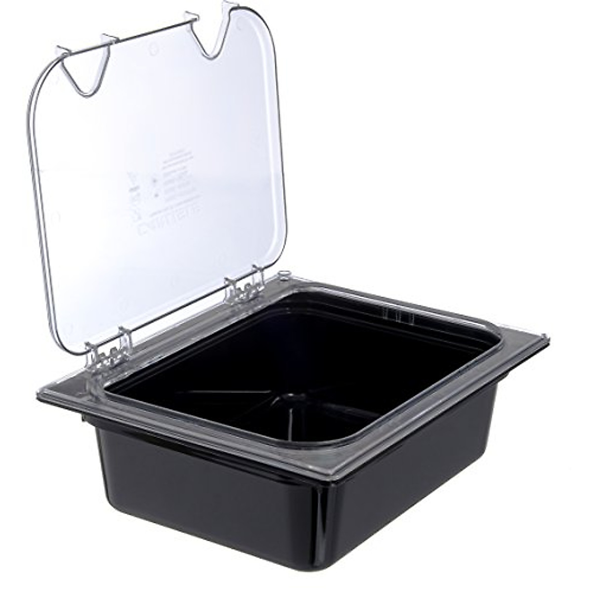Carlisle FoodService Products 10221B03 StorPlus Half Size Food Pan, Polycarbonate, 4" Deep, Black