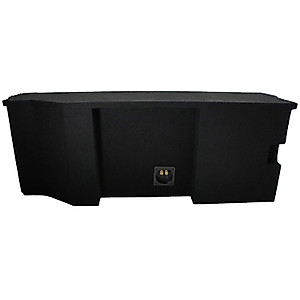 American Sound Connection JW2X10-0717-AR Compatible with Jeep Wrangler 2007 2 Door Dual 10" Sub Box with Amp Rack