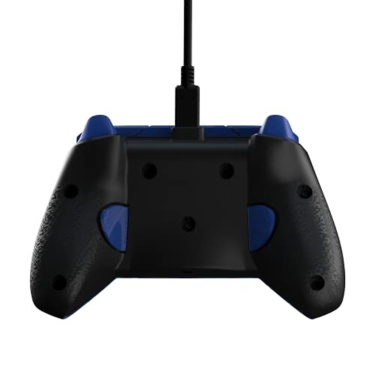 PDP Gaming REMATCH Enhanced Wired Controller Licensed for Xbox Series X|S/Xbox One/PC/Windows, Mappable Back Buttons, Advanced Customizable App - Digital Glitch Blue