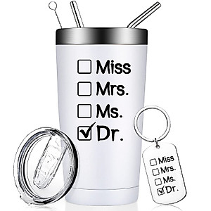 Fufandi Doctor Gifts for Women - Thank You Appreciation Doctor Gifts - Birthday Christmas Medical Graduation Gifts for Doctor, Dentists, Physician, MD, Med, Nurse, Care Worker - Tumbler Cup 20oz