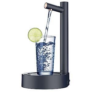 Water Dispenser for 5 Gallon Bottle, Smart 7 Levels Desktop Water Bottle Dispenser for 5 Gallon & Universal Bottles, USB Charging Automatic Water Jug Dispenser for Home, Office and Outdoor