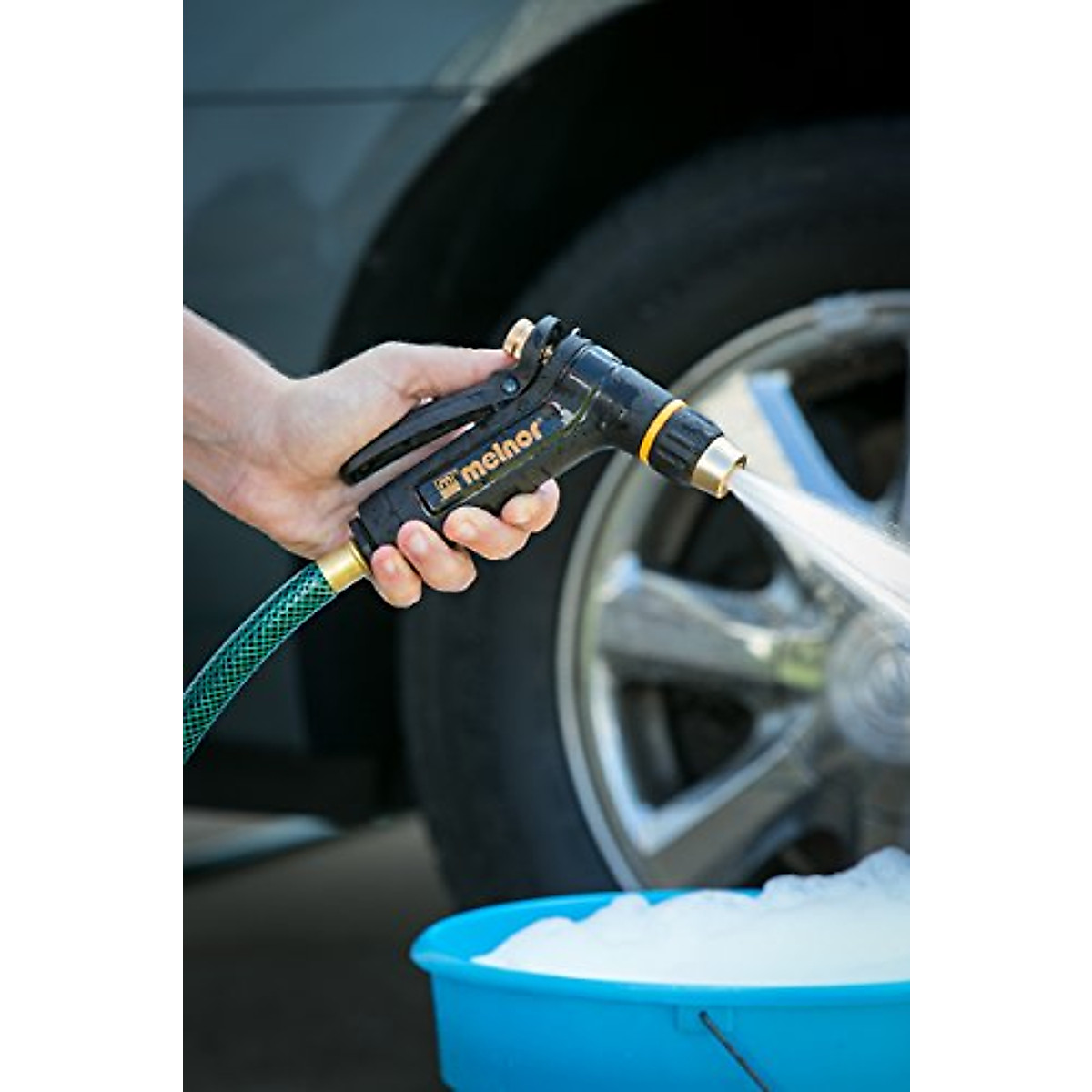 Melnor XT200 Heavy-Duty Metal Hose Lawn and Garden Sprayer Nozzles, Basic