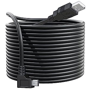 ROVE Ultimate 12ft Mini USB Car Charging Power Cable for R2-4K Dash Cam | with Mini-USB Port Only | Check Compatibility Image Before Purchasing