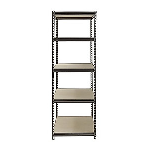 Muscle Rack UR482472PB5PAZ-SV Silver Vein Steel Storage Rack, 5 Adjustable Shelves, 4000 lb. Capacity, 72" Height x 48" Width x 24" Depth