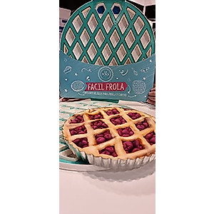 La Botica Makers, Lattice Pie Top Cutter, Decorative Diamond Shape 11.41 Inches, Easy Pies, DIY, Bakery Tools