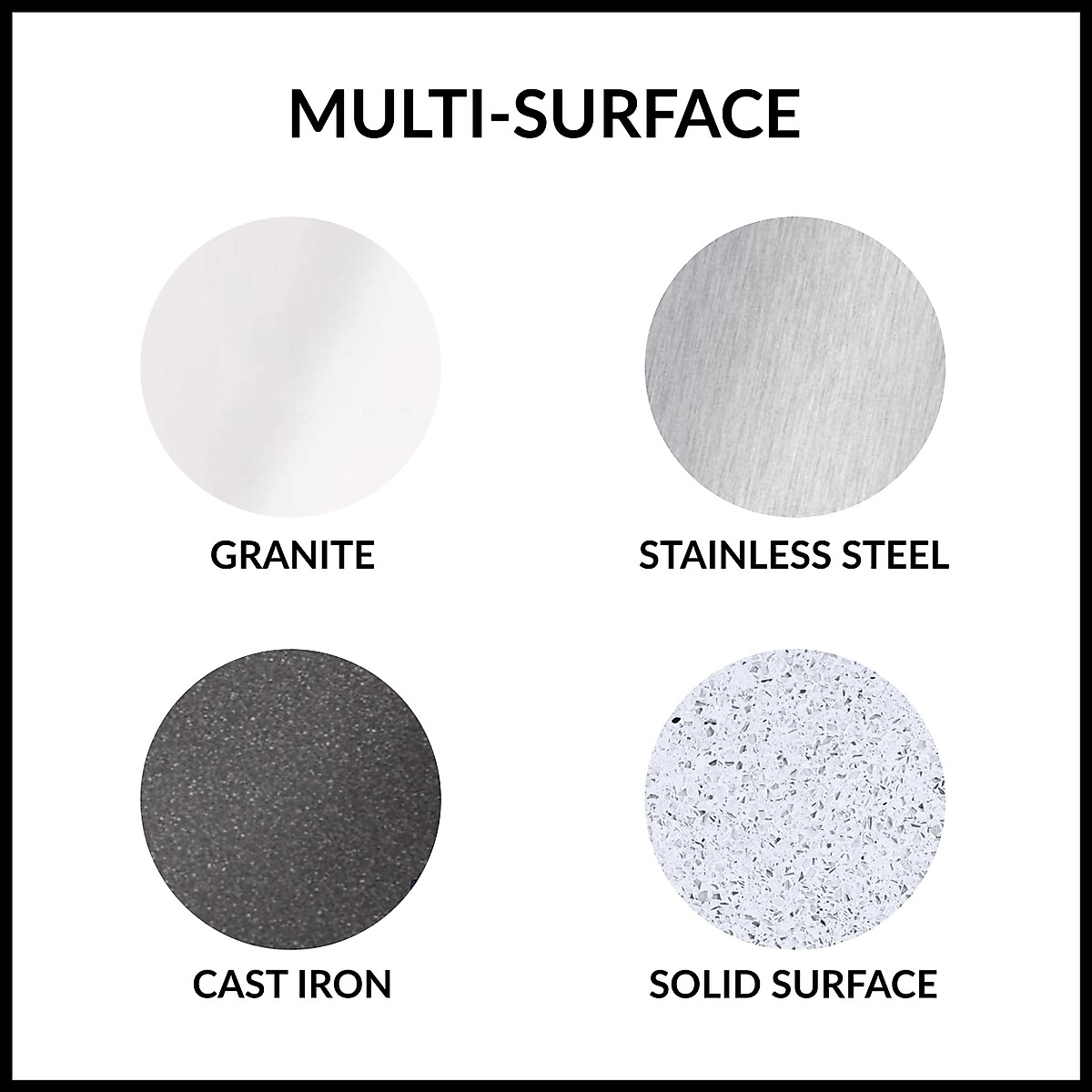 HOPE'S Perfect Sink Cleaner and Polish, Restorative, Water-Repellant, Removes Stains, Ideal for Brushed Stainless Steel, Cast Iron, Porcelain, Corian, Composite, Acrylic, 8.5 oz 2 Pack