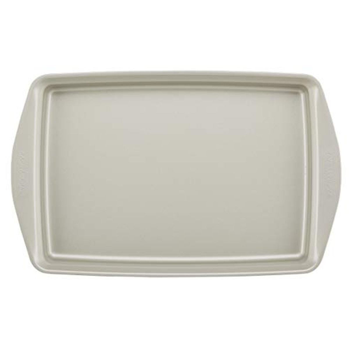 Rachael Ray Nonstick Bakeware Set without Grips includes Nonstick Bread Pan, Baking Pans, Cake Pans, Cookie Sheet / Baking Sheet - 10 Piece, Silver