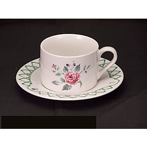 Pfaltzgraff Garden Trellis Cups & Saucers
