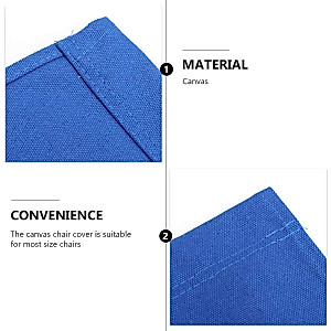 BESPORTBLE Chair Replacement Fabric with Cord Kit, 15 Inch Wide Repair Cloth with Replacement Cord for Director Chair Outdoor Recliner Patio Lounge Chair Lawn Beach Sling Chair, Blue