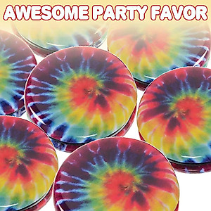 ArtCreativity Rainbow Yoyos for Kids, Pack of 12, Metal Yo-Yo Toys with Colorful Designs, Birthday Party Favors, Goodie Bag Fillers, Holiday Stocking Stuffers, Classroom Prizes