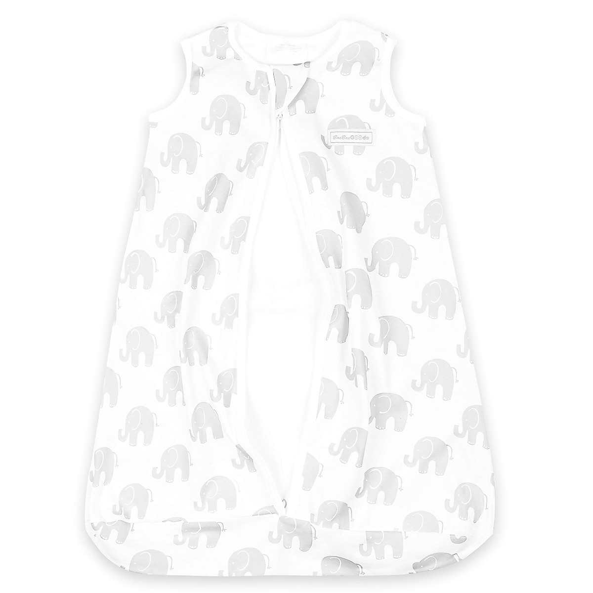 Baby Sleeping Bag Sack – Infant Sleeping Bags – 3 Pack - Pure Cotton Unisex Zip Up Wearable Blanket for Sleeping Boys & Girls (Grey Plaid, 6-12 Months)