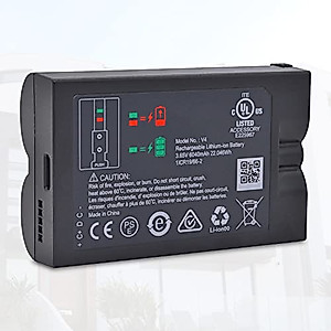 2 Packs Battery Replacement For Video Ring-Doorbell Camera 1/2/3/4, Spotlight Camera, Rechargeable Upgraded Cam Batteries (2nd & 3rd Gen) Camera Indoor and Outdoor PN V4 1ICR19/66-2 6040mAh/22.046Wh