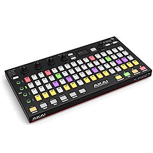 AKAI Professional Fire (Software Bundle) - USB MIDI Controller for FL Studio with RGB Clip / Drum Pad Matrix and FL Studio Fruity Edition Software