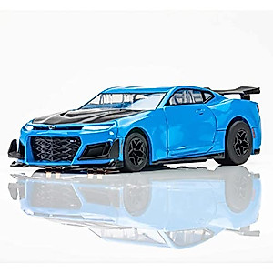 AFX/Racemasters 2021 Camaro ZL1- Rapid Blue AFX22079 HO Slot Racing Cars