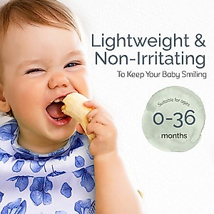 KiddyCare Soft Waterproof Baby Bibs for Girls - Organic Cotton Bandana Baby Bibs for Boy, Absorbent Lightweight Bibs for Baby Girl, Drool Bibs for Baby Boy, Baberos Para Bebe, 0-6 Months (8 Pack)