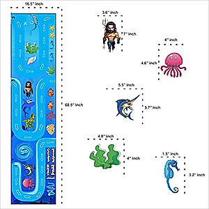 HK Studio Ocean Shape Walk Decals for Classroom Fun