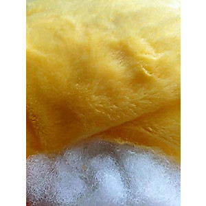 Togtlafil Star Fluff Pillow,Throw Pillow Butt Cushion Pillow,Seating Cushion,Cute Room Decor & Plush Pillow for Bedroom Sofa Chairk,15.7in (Yellow)
