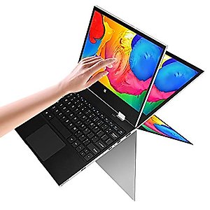 Jumper 11.6 inch Full HD Touchscreen Laptop 6GB RAM, 128GB eMMC 360 Degree Convertible Tablet PC Windows 10 Ultrabook PC Intel Celeron Quad Core Processor