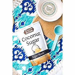 Foods Alive Organic Coconut Sugar (14oz) - Healthy Alternative to Cane Sugar, Sustainable, Low Glycemic, Gluten Free, Non GMO, Sweetener for Organic Tea, Coffee Beverages and Baked Goods (Single Pack)