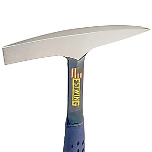 ESTWING BIG BLUE Welding/Chipping Hammer - 14 oz Slag Removal Tool with Forged Steel Construction & Shock Reduction Grip - E3-WC