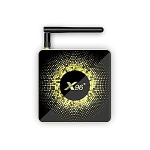 SHYSKY X96 X10 8K Ultra HD Android TV Box Android 11.0 Amlogic S928X LPDDR4 4GB RAM 32GB ROM WiFi6 1000M BT5.2 USB3.0 Support AV1 8K 60fps H.265 HDR Box with i8 Keyboard
