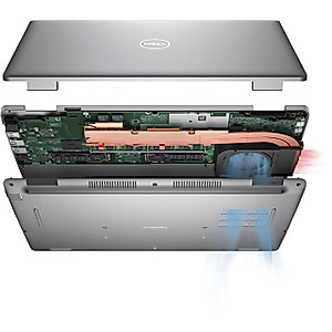 Dell Precision 3571 3000 Mobile Workstation (15.6" FHD, Intel 14-Core i7-12800H, 64GB DDR5 RAM, 4TB SSD, NVIDIA T600) Business Laptop, Backlit, 3-Year Warranty, Webcam, Wi-Fi 6E, Win 11 Pro, Gray