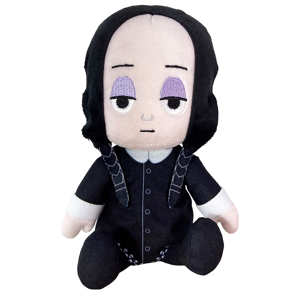 Great Eastern Entertainment Addams Family Animated Movie 2 - Wednesday Addams Sitting Plush 7" H